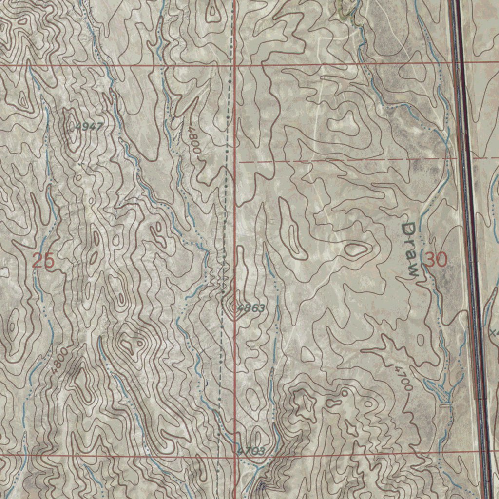 WY-PURDY RESERVOIR: GeoChange 1969-2012 Map by Western Michigan ...