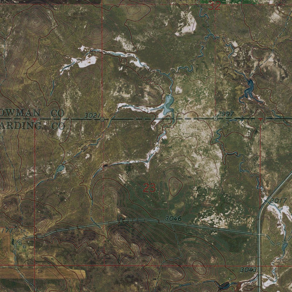 SD-ND-LADNER NE: GeoChange 1964-2014 Map by Western Michigan University ...