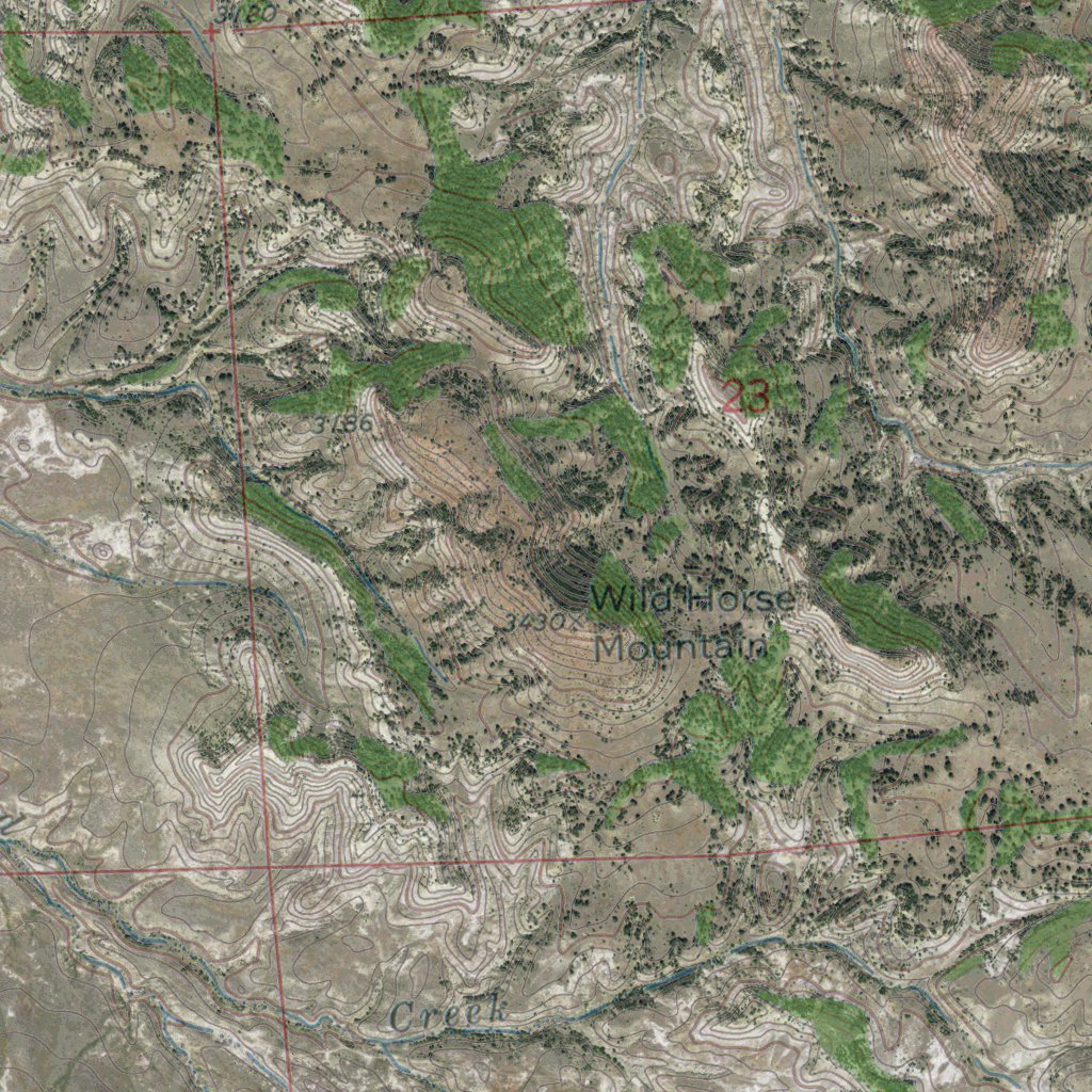 MT-HARRIS BUTTES: GeoChange 1972-2013 Map by Western Michigan ...