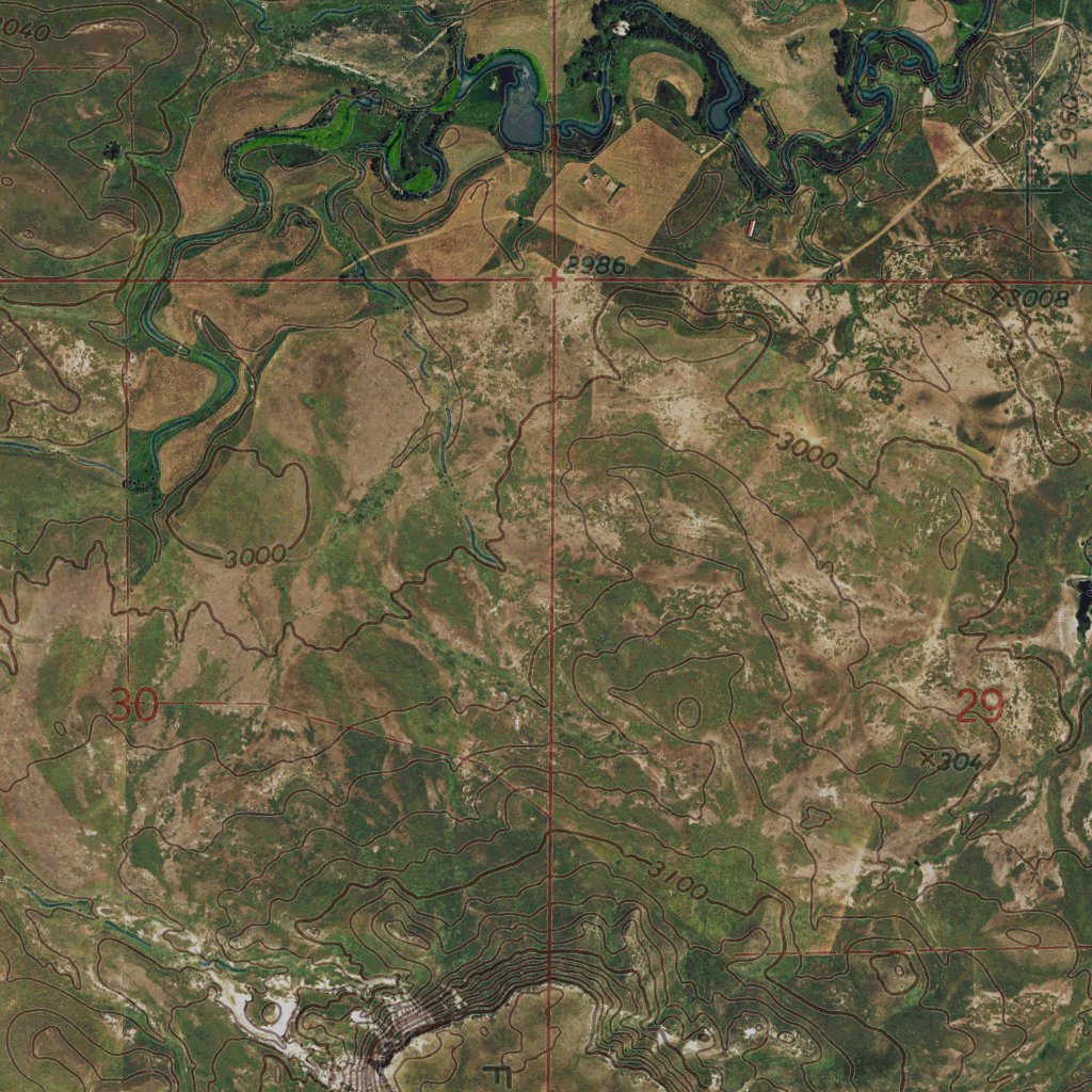 SD-FLAT TOP BUTTE: GeoChange 1964-2014 Map by Western Michigan ...