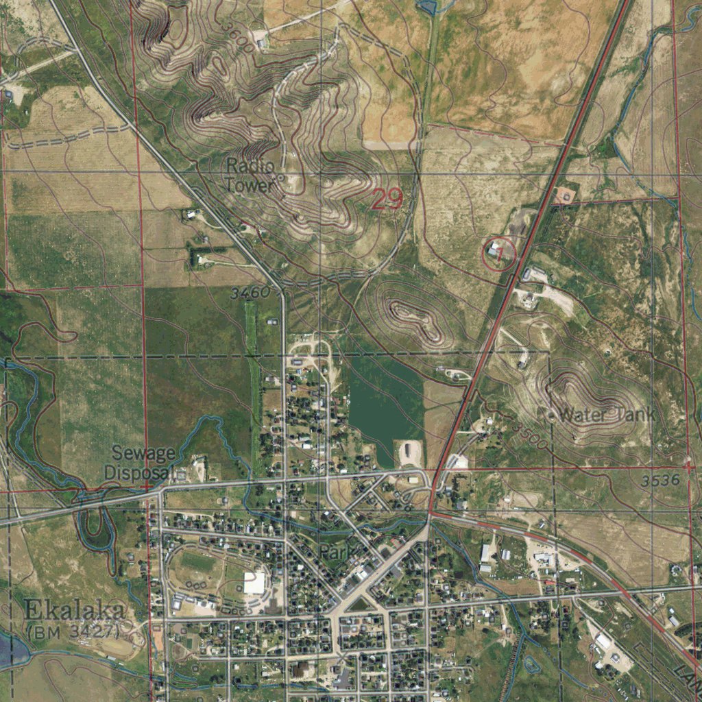 MT-EKALAKA: GeoChange 1972-2013 Map by Western Michigan University ...