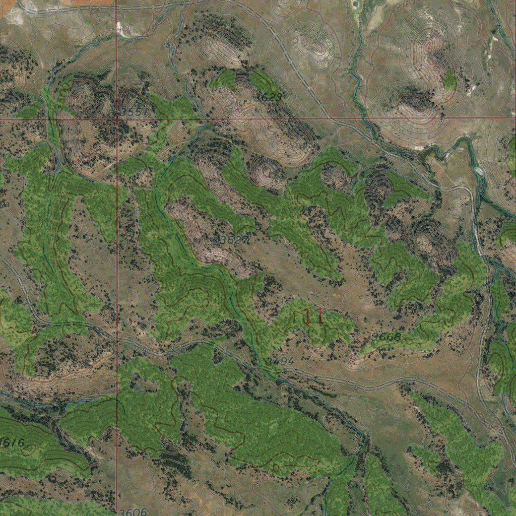 MT-BOX ELDER CREEK: GeoChange 1972-2013 Map by Western Michigan ...