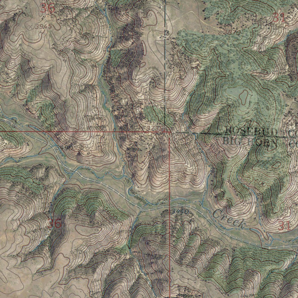 MT-TONGUE RIVER DAM: GeoChange 1966-2013 Map by Western Michigan ...