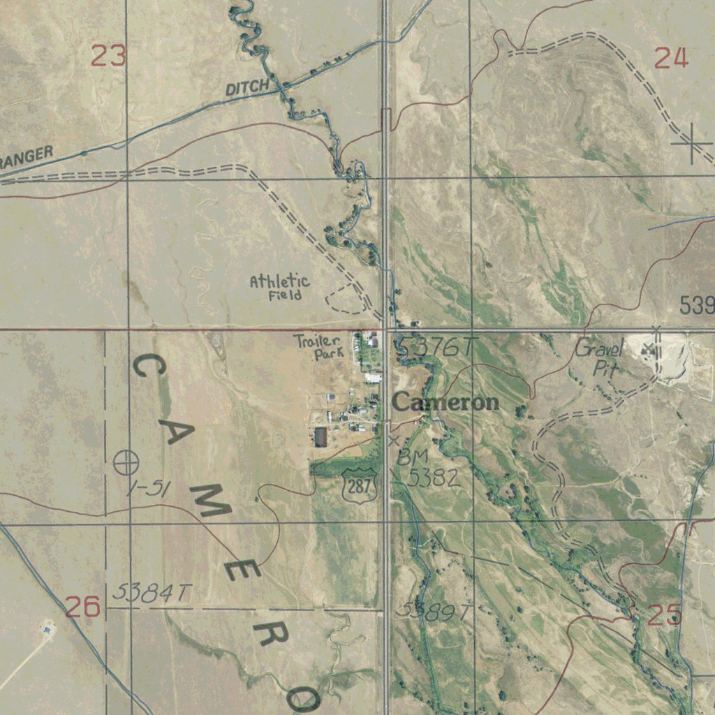 MT-CAMERON: GeoChange 1982-2013 Map by Western Michigan University ...