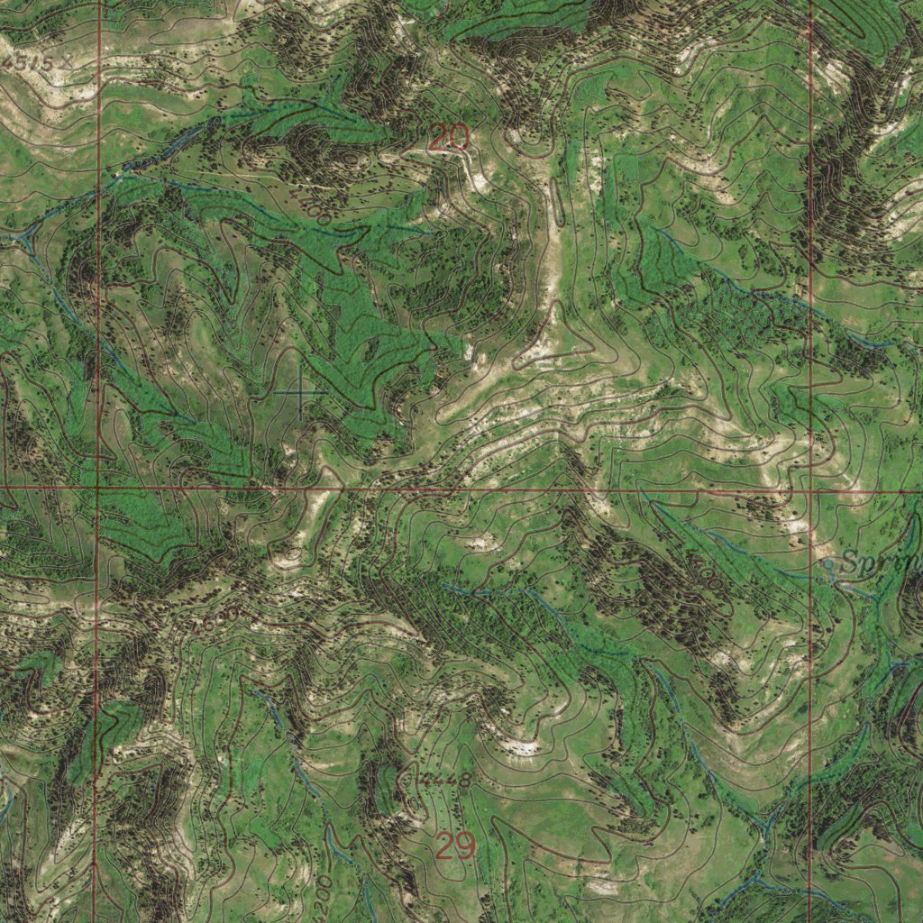 MT-WOLF MOUNTAIN LOOKOUT: GeoChange 1966-2013 Map by Western Michigan ...