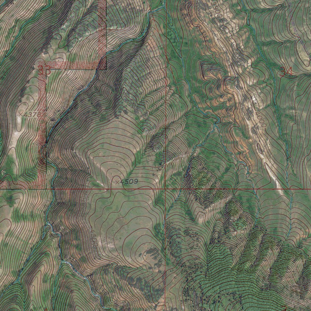 MT-YELLOWTAIL DAM: GeoChange 1963-2013 Map by Western Michigan ...