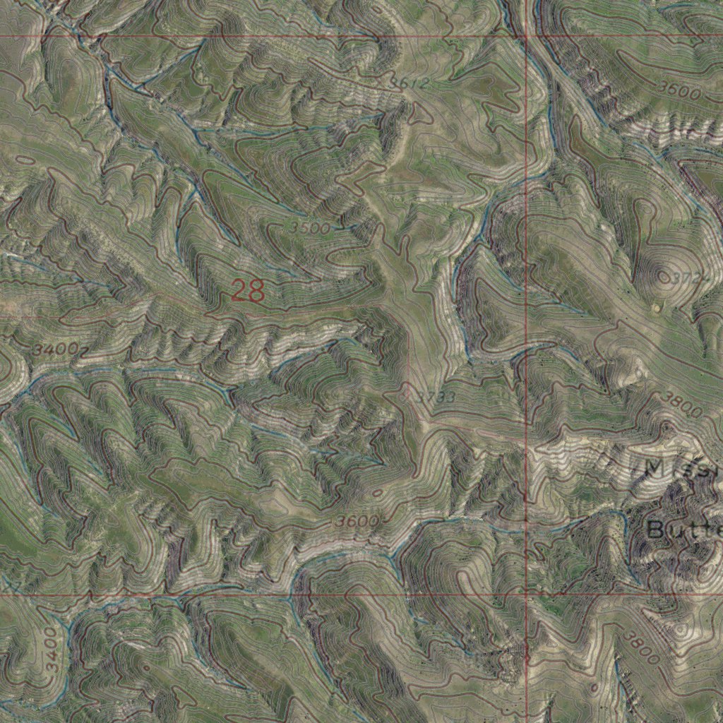 MT-SAINT XAVIER: GeoChange 1956-2013 Map by Western Michigan University ...