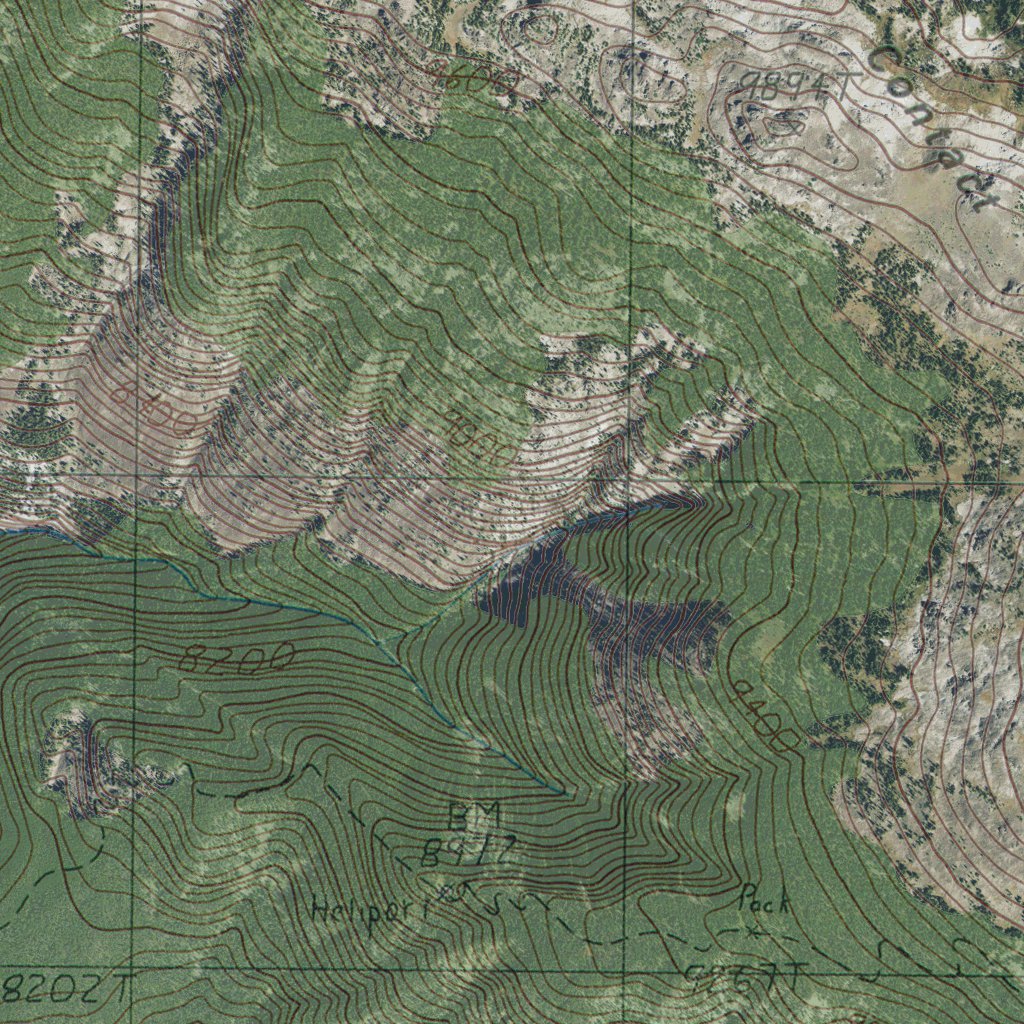 MT-CHROME MOUNTAIN: GeoChange 1976-2013 Map by Western Michigan ...