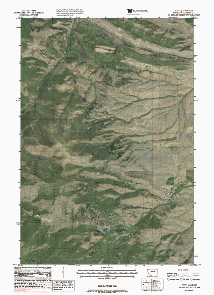 MT-PONY: GeoChange 1981-2013 Map by Western Michigan University ...