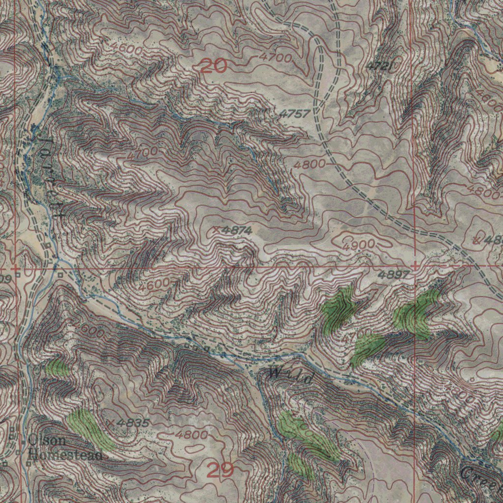 MT-SPRINGDALE: GeoChange 1948-2013 Map by Western Michigan University ...