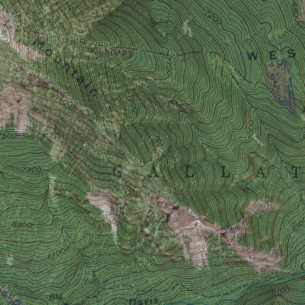 MT-MOUNT RAE: GeoChange 1948-2013 Map by Western Michigan University ...