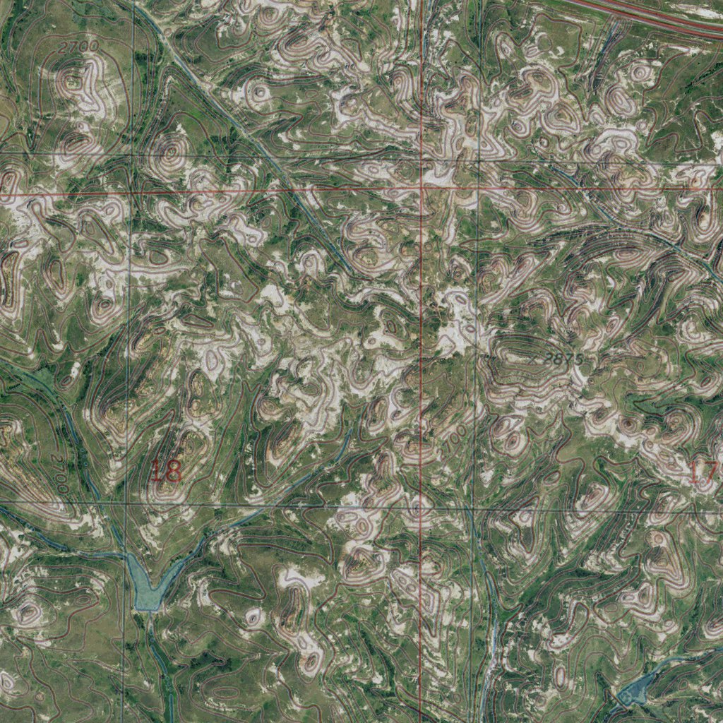 ND-BUFFALO GAP CAMPGROUND: GeoChange 1973-2014 Map by Western Michigan ...