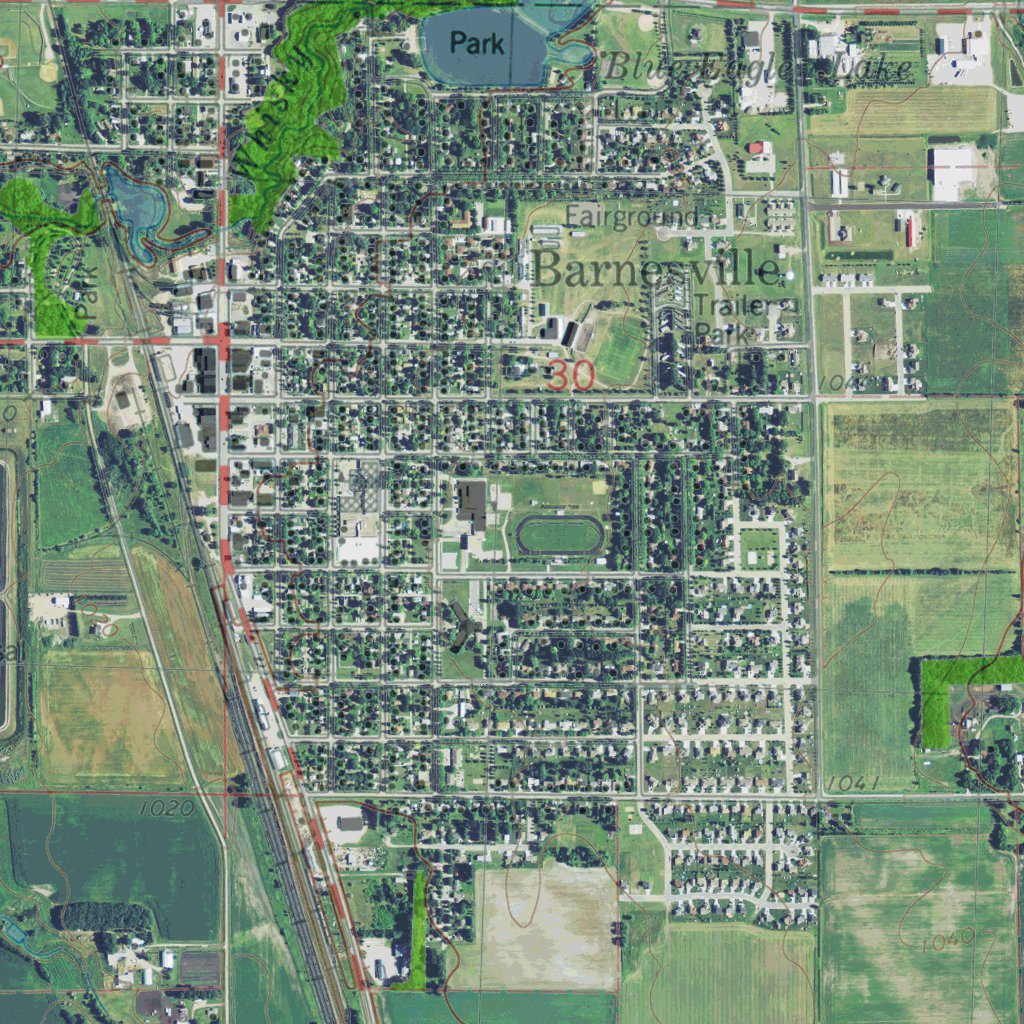 MN-BARNESVILLE: GeoChange 1977-2013 Map by Western Michigan University ...