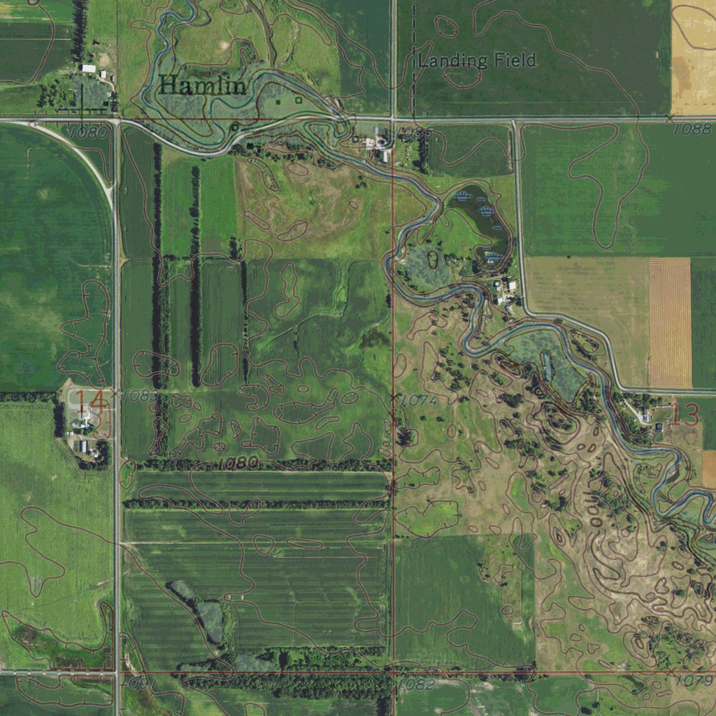 ND-HAMLIN: GeoChange 1956-2014 Map by Western Michigan University ...