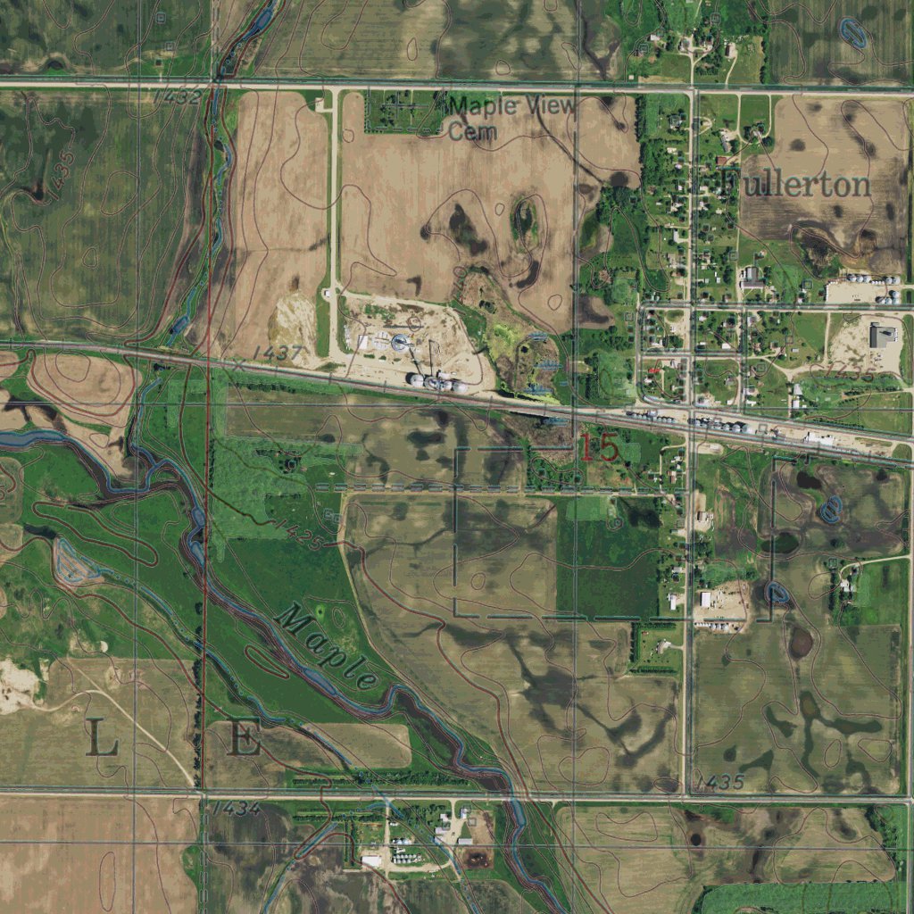 ND-FULLERTON: GeoChange 1974-2014 Map by Western Michigan University ...