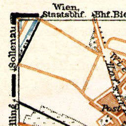 Laxenburg (to Vienna/bei Wien), 1911 Map by Waldin | Avenza Maps