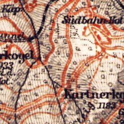 Semmering and environs, 1911 Map by Waldin | Avenza Maps