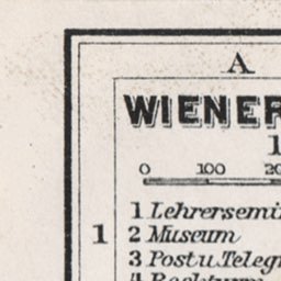 Wiener Neustadt town plan, 1910 Map by Waldin | Avenza Maps