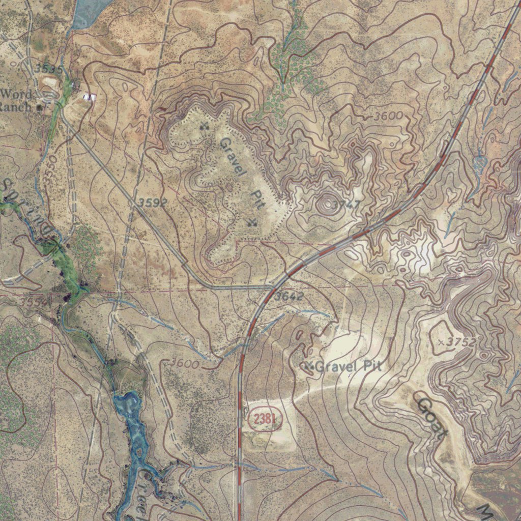 TX-WOLF MOUNTAIN: GeoChange 1965-2012 Map by Western Michigan ...