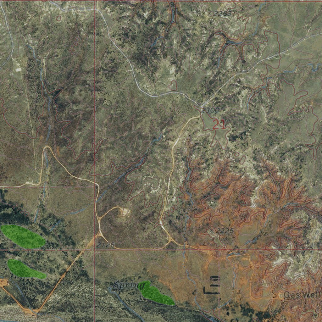 OK-GATE NW: GeoChange 1969-2013 Map by Western Michigan University ...