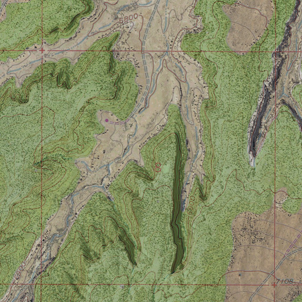 NM-PUEBLO ALTO TRADING POST: GeoChange 1958-2014 Map by Western ...