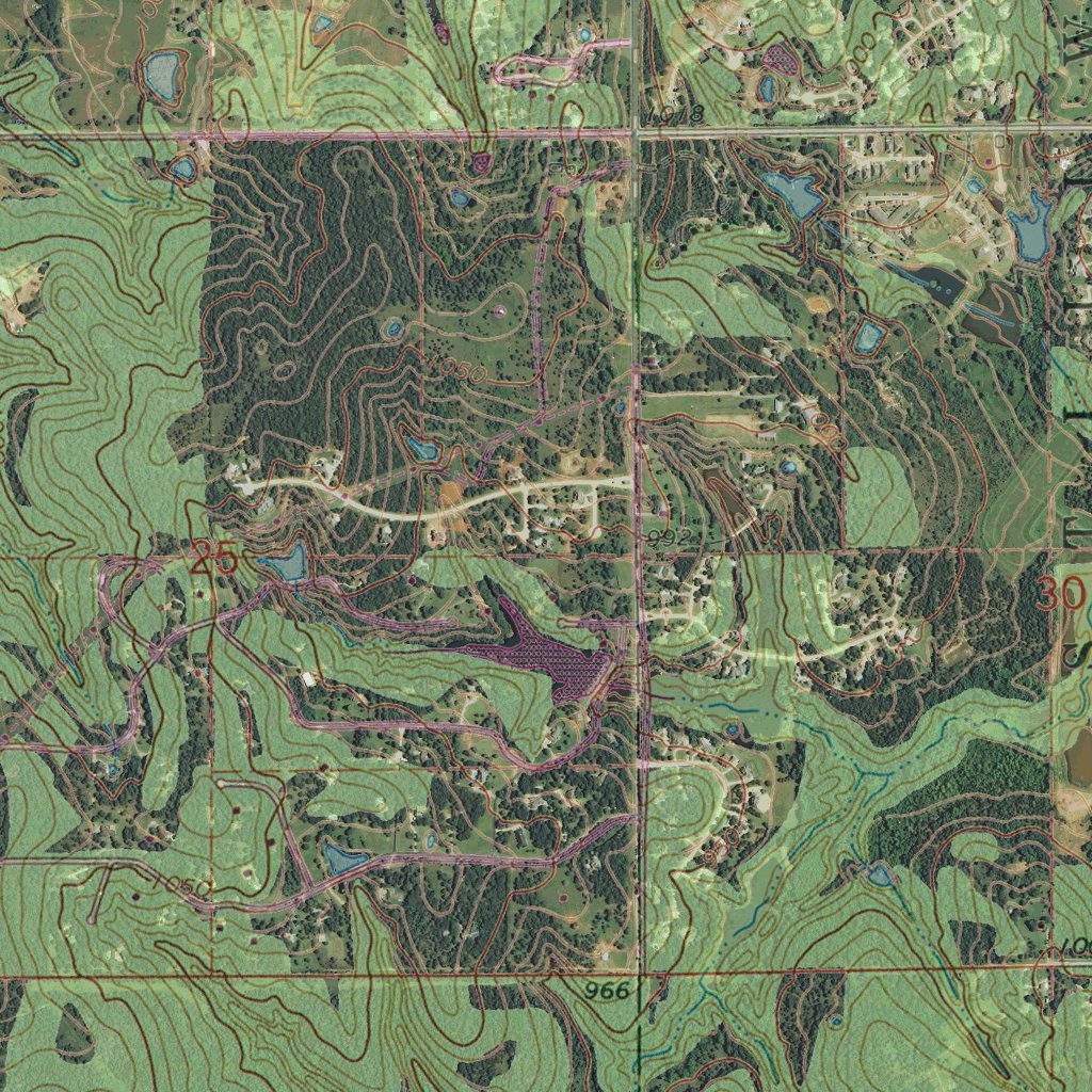 OK-STILLWATER SW: GeoChange 1964-2013 Map by Western Michigan ...