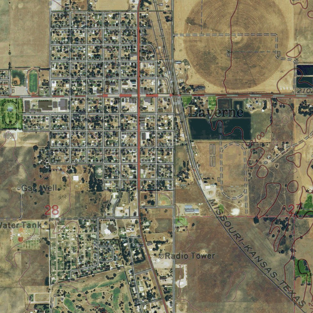 OK-LAVERNE: GeoChange 1969-2013 Map by Western Michigan University ...