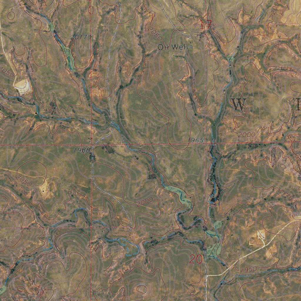 OK-BUFFALO NW: GeoChange 1969-2013 Map by Western Michigan University ...