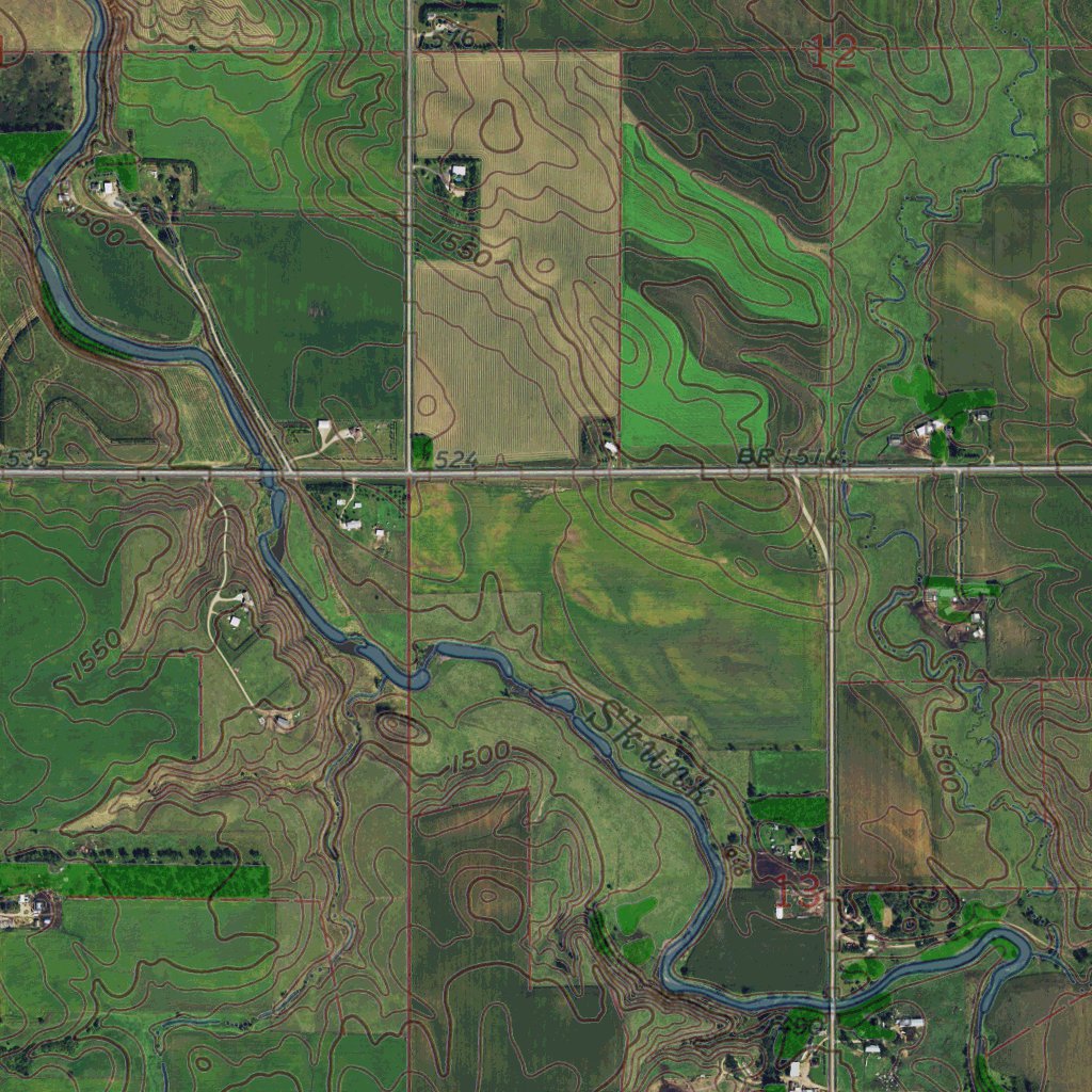 SD-HARTFORD NORTH: GeoChange 1958-2014 Map by Western Michigan ...
