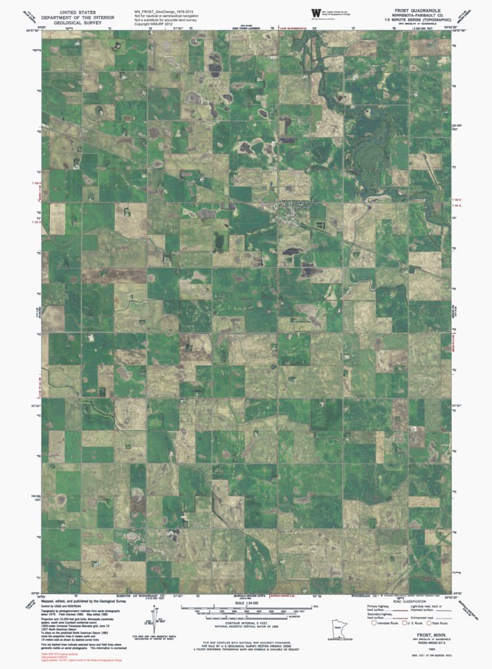 MN-FROST: GeoChange 1979-2013 Map by Western Michigan University ...