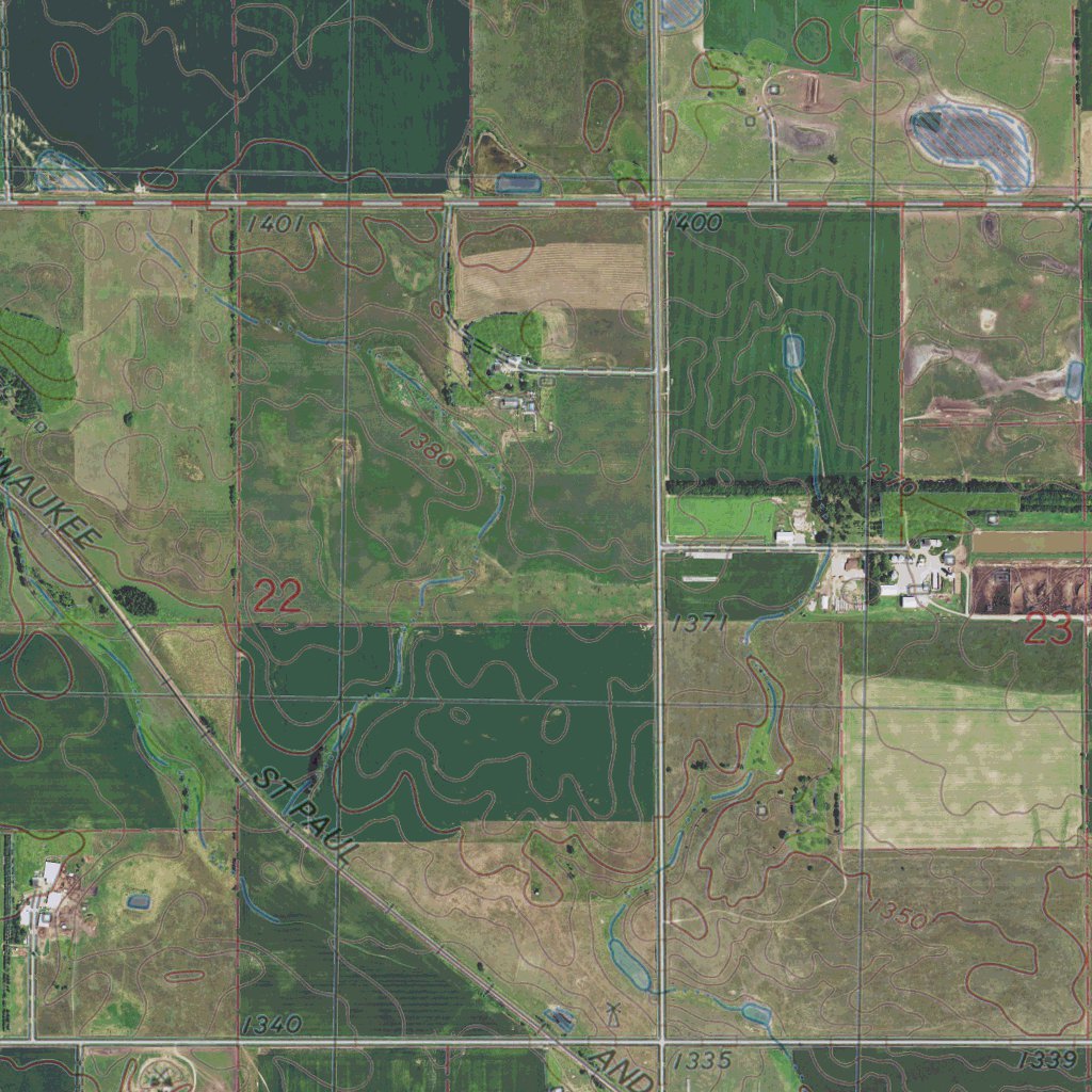 SD-LESTERVILLE: GeoChange 1973-2014 Map by Western Michigan University ...