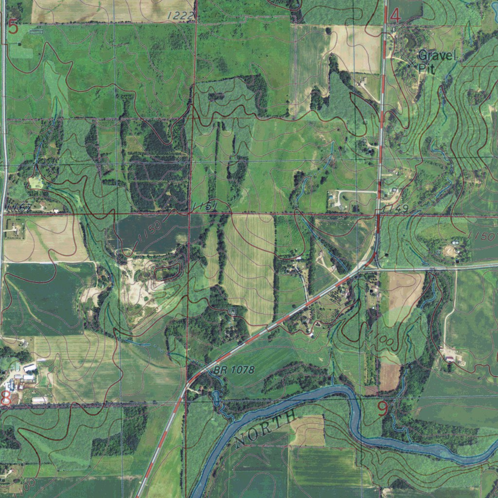 MN-FOREST CITY: GeoChange 1975-2013 Map by Western Michigan University ...