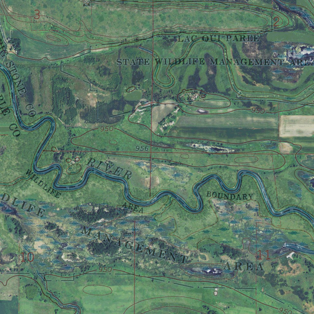 MN-BELLINGHAM: GeoChange 1971-2013 Map by Western Michigan University ...