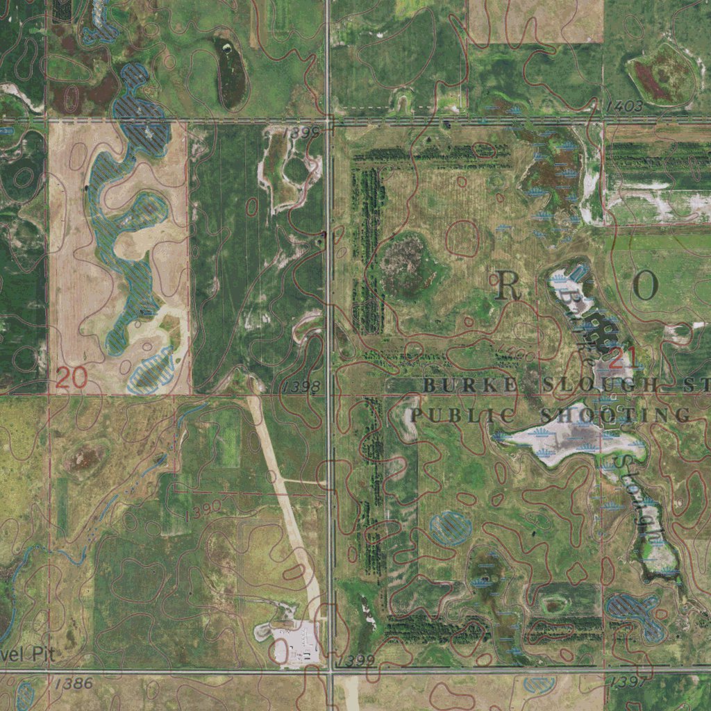 SD-BITTER LAKE: GeoChange 1973-2014 Map by Western Michigan University ...