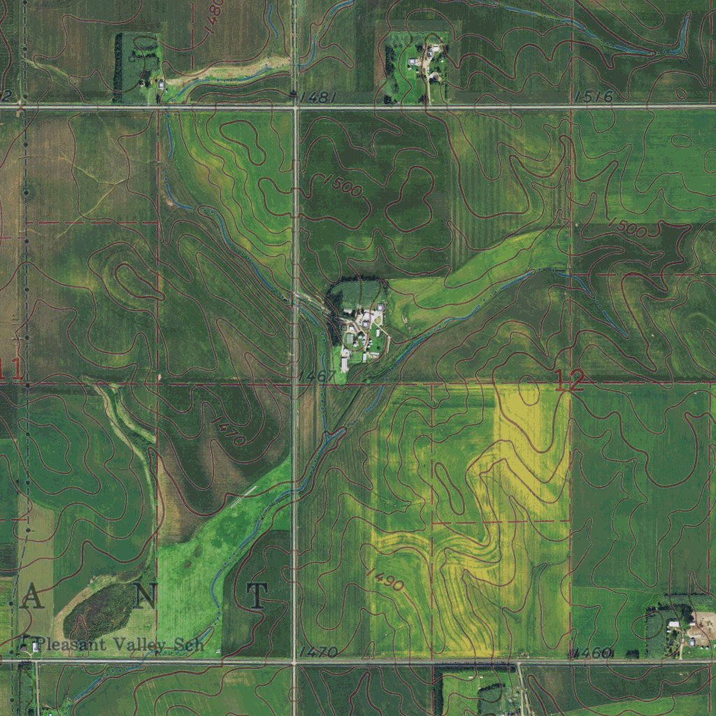 SD-ALCESTER NW: GeoChange 1966-2014 Map by Western Michigan University ...