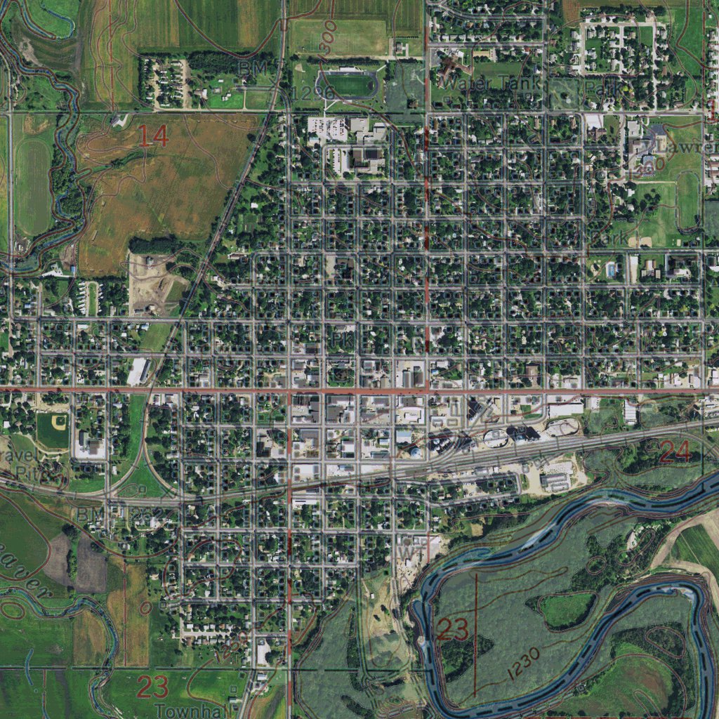 SD-IA-CANTON: GeoChange 1969-2014 Map by Western Michigan University ...