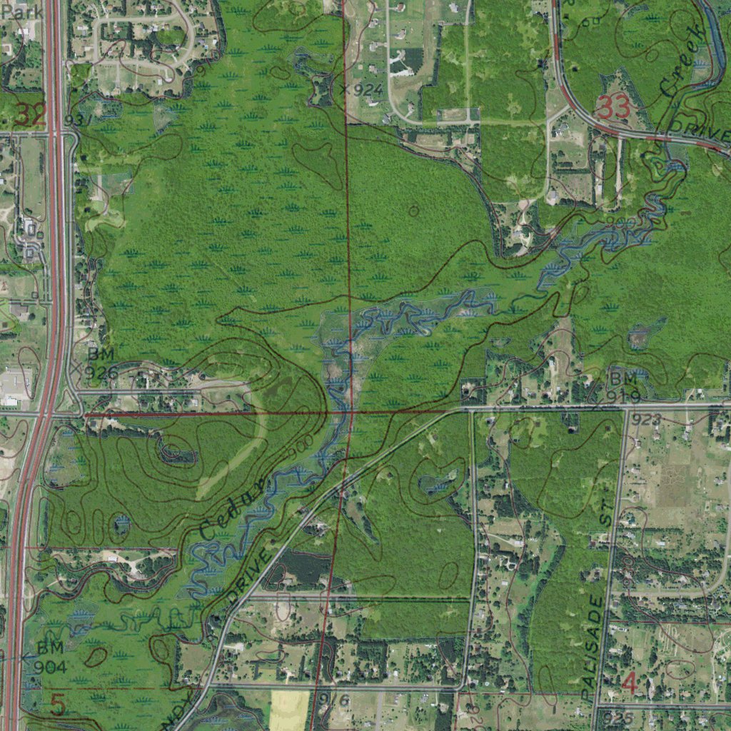 MN-ISANTI: GeoChange 1973-2013 Map by Western Michigan University ...