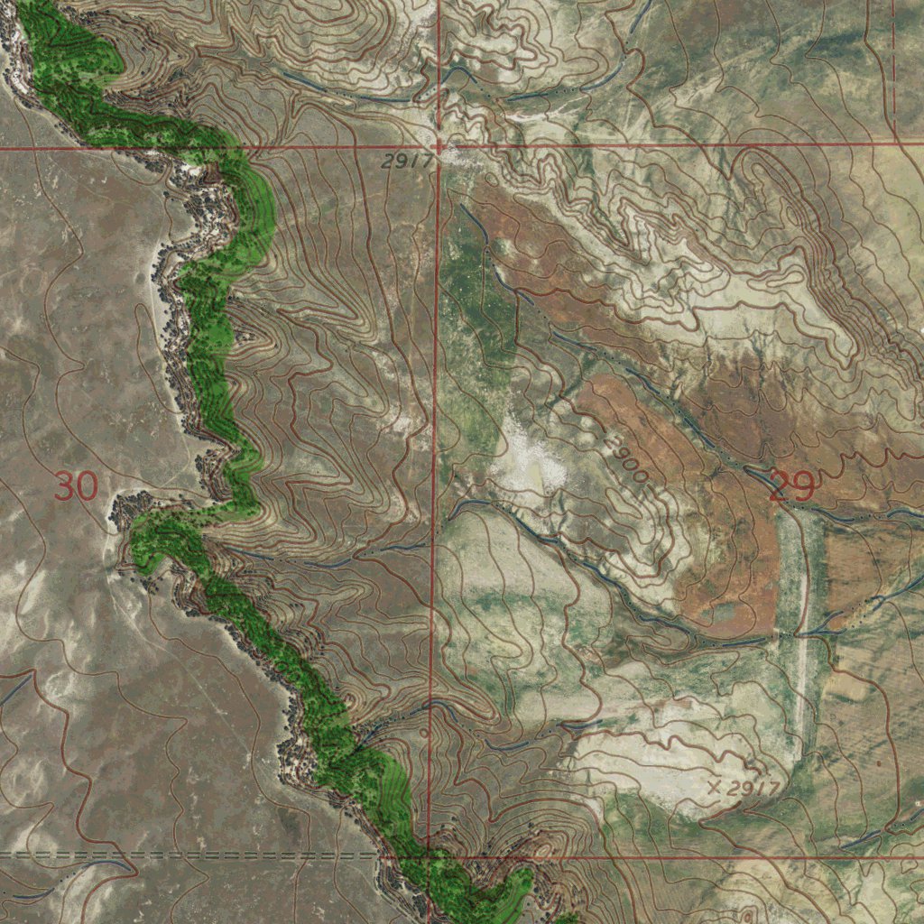 MT-HAGEN RANCH: GeoChange 1956-2013 Map by Western Michigan University ...
