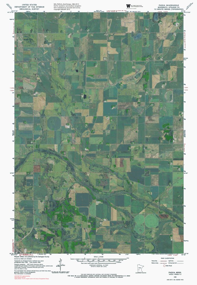 MN-PADUA: GeoChange 1964-2013 Map by Western Michigan University ...