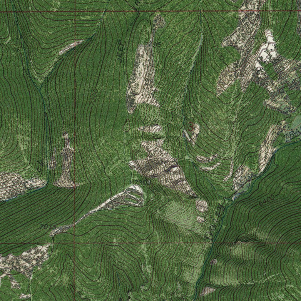 MT-DAISY PEAK: GeoChange 1971-2013 Map by Western Michigan University ...