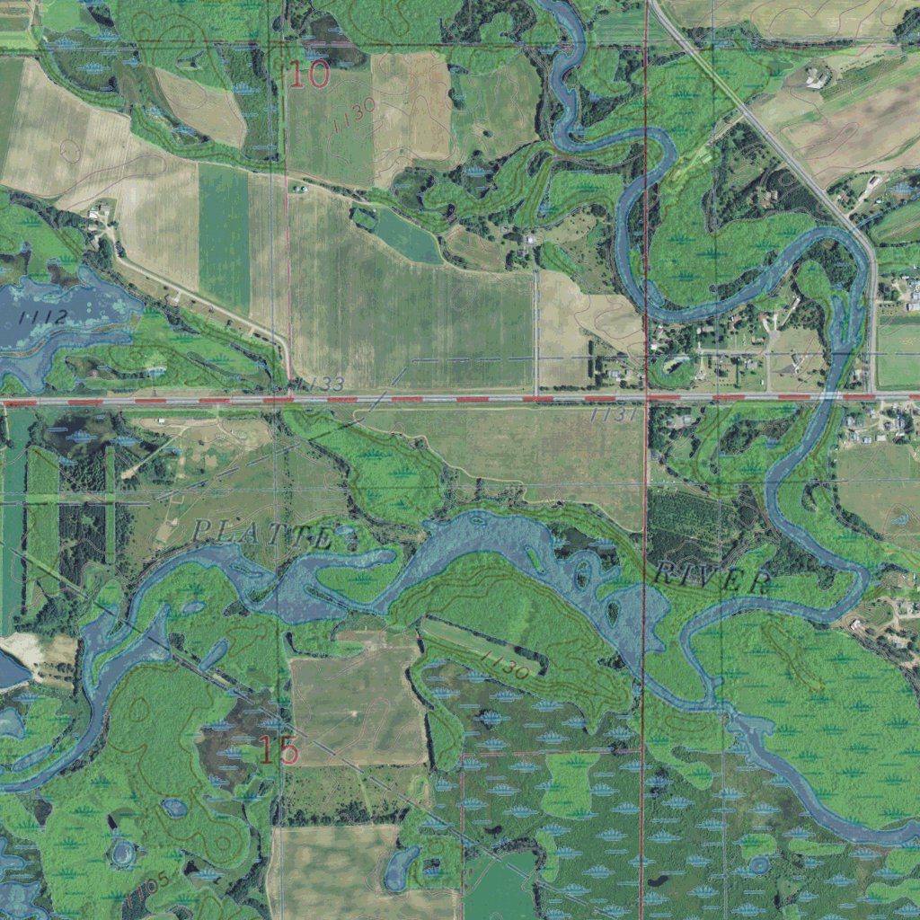 MN-PIERZ LAKE: GeoChange 1975-2013 Map by Western Michigan University ...