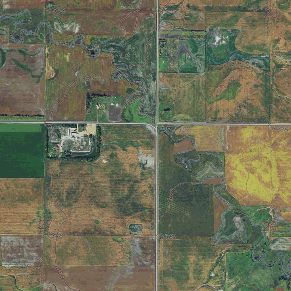 SD-LANGFORD SW: GeoChange 1956-2014 Map by Western Michigan University ...