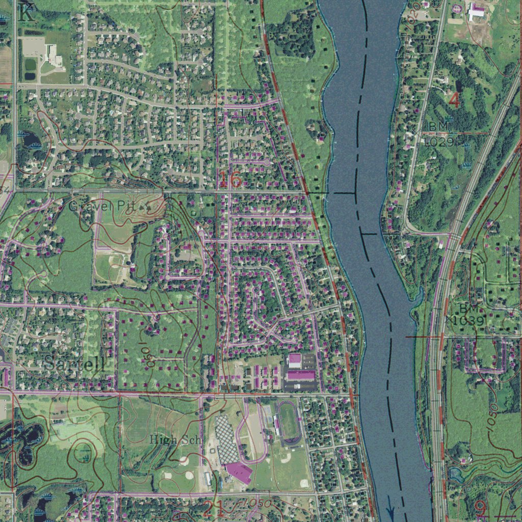 MN-LITTLE ROCK LAKE: GeoChange 1973-2013 Map by Western Michigan ...