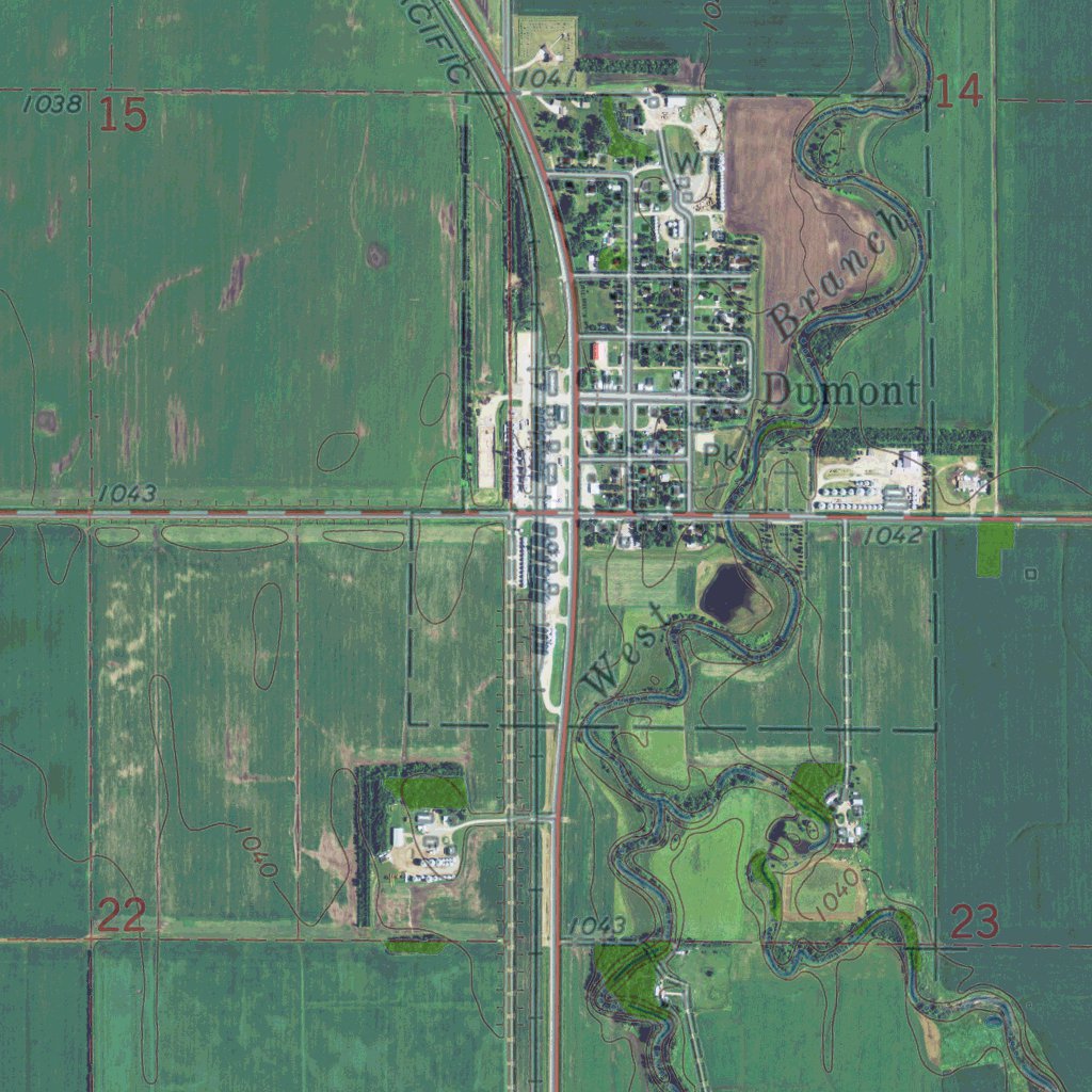 MN-DUMONT: GeoChange 1973-2013 Map by Western Michigan University ...