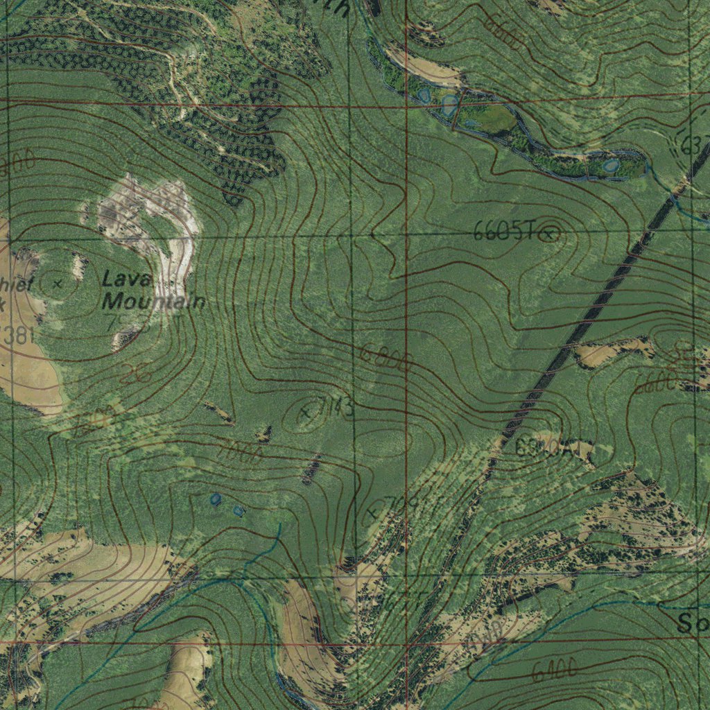 MT-CHESSMAN RESERVOIR: GeoChange 1980-2013 Map by Western Michigan ...