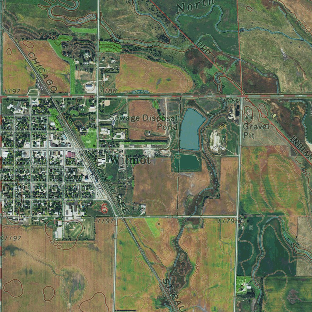 SD-WILMOT: GeoChange 1971-2014 Map by Western Michigan University ...