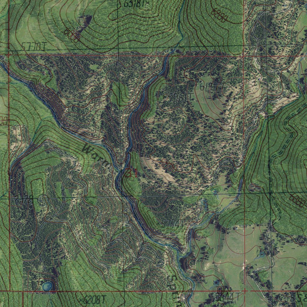 MT-WINDY ROCK: GeoChange 1984-2013 Map by Western Michigan University ...