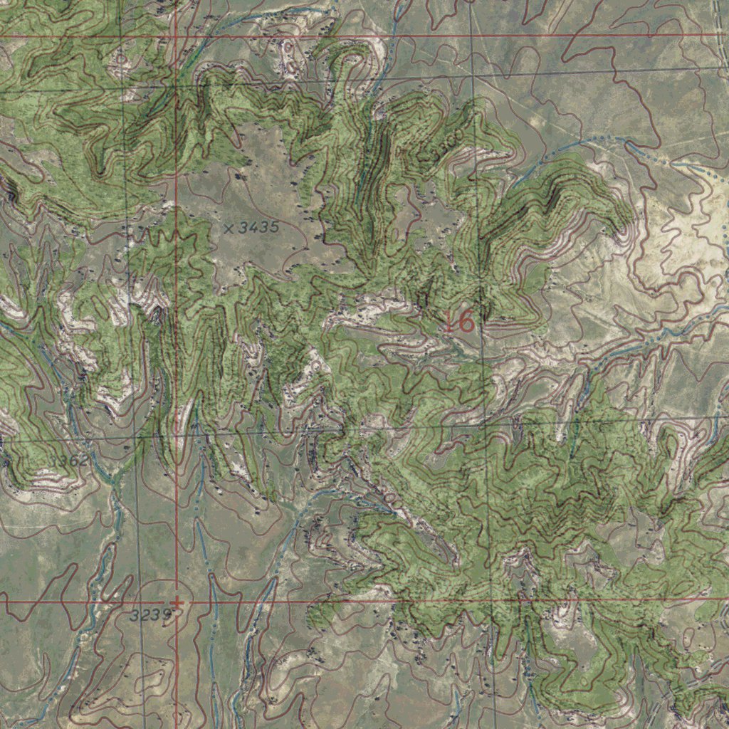 MT-MUD BUTTE: GeoChange 1973-2013 Map by Western Michigan University ...