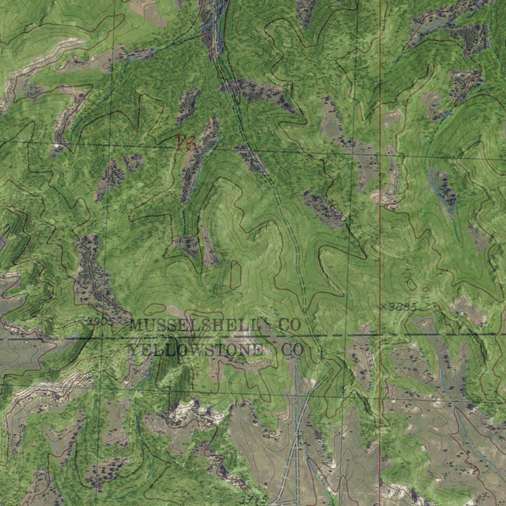 MT-STEAMBOAT BUTTE: GeoChange 1973-2013 Map by Western Michigan ...