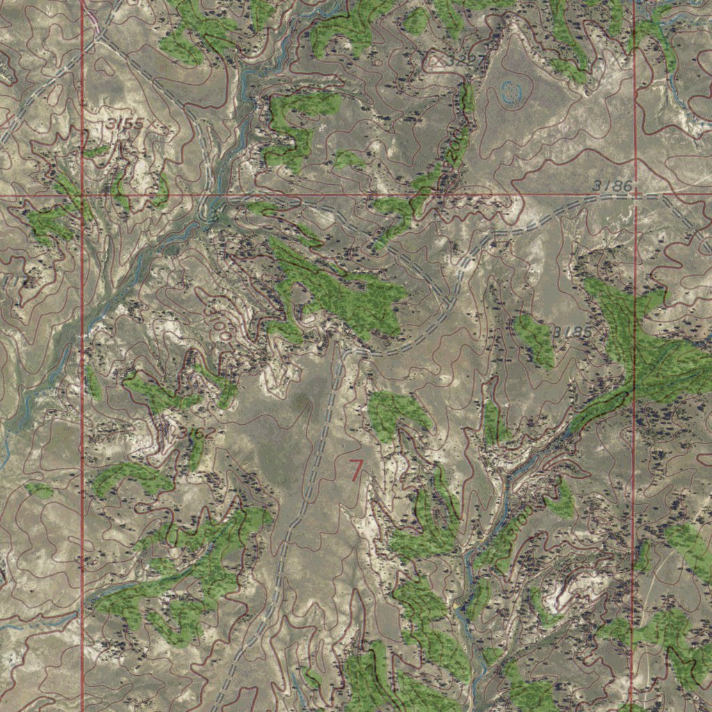 MT-COAL BANK CREEK: GeoChange 1956-2013 Map by Western Michigan ...